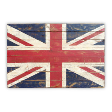 British Vintage Wooden Flag | Great Britain Union Jack Flag